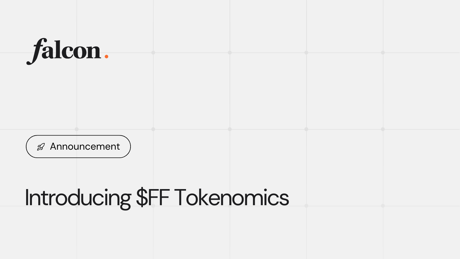 Falcon Finance $FF Tokenomics: 10B Supply & Allocation